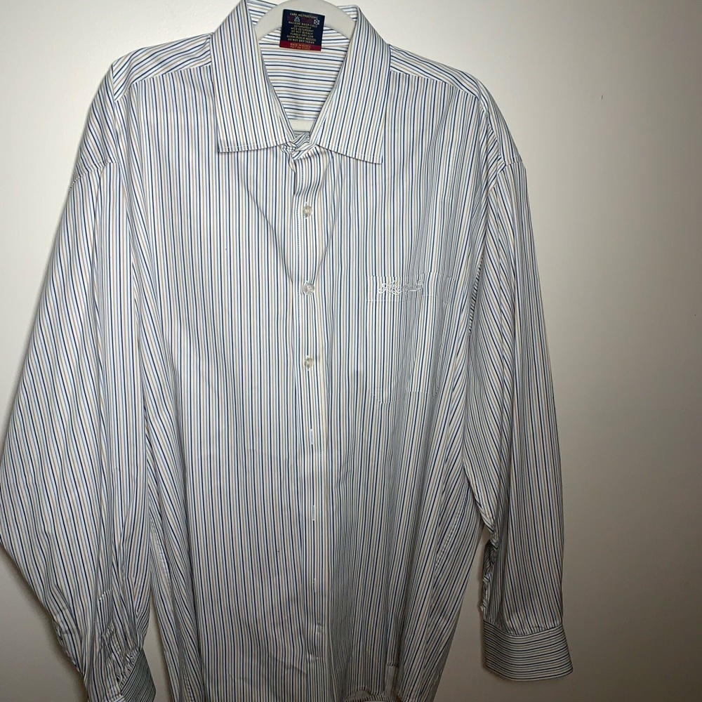 Akademiks Stadium Division Button Down Shirt - Gem